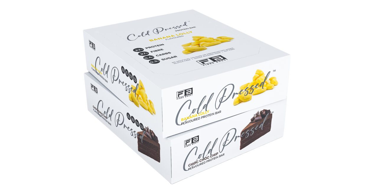 Bulk Buy Any 2 Boxes – 12.5% off RRP, Cold Pressed Protein Bars – FIBRE ...