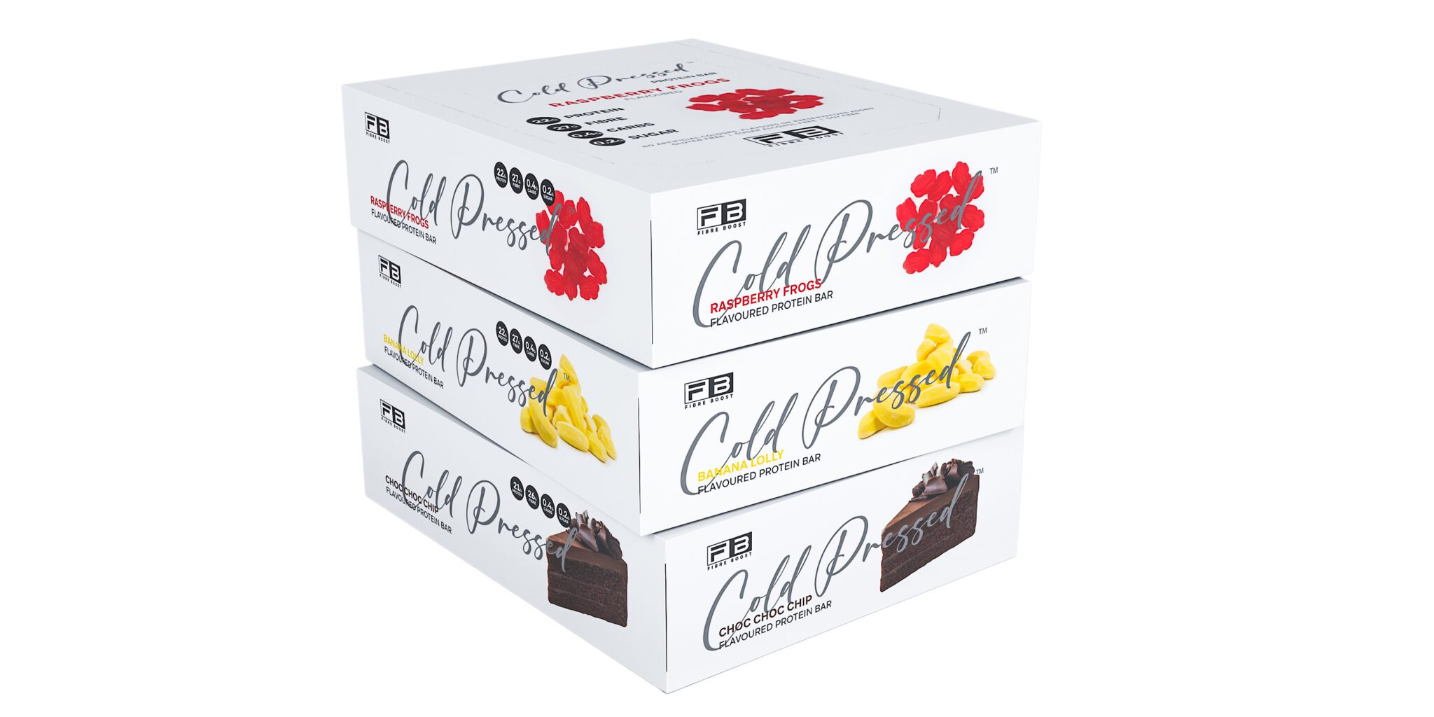 Bulk Buy Any 3 Boxes – 16.5% off RRP, Cold Pressed Protein Bars – FIBRE ...