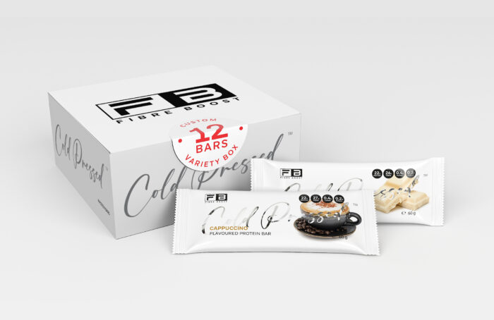 Variety Box – 12 Mixed Cold Pressed Protein Bars of Choice – FIBRE ...