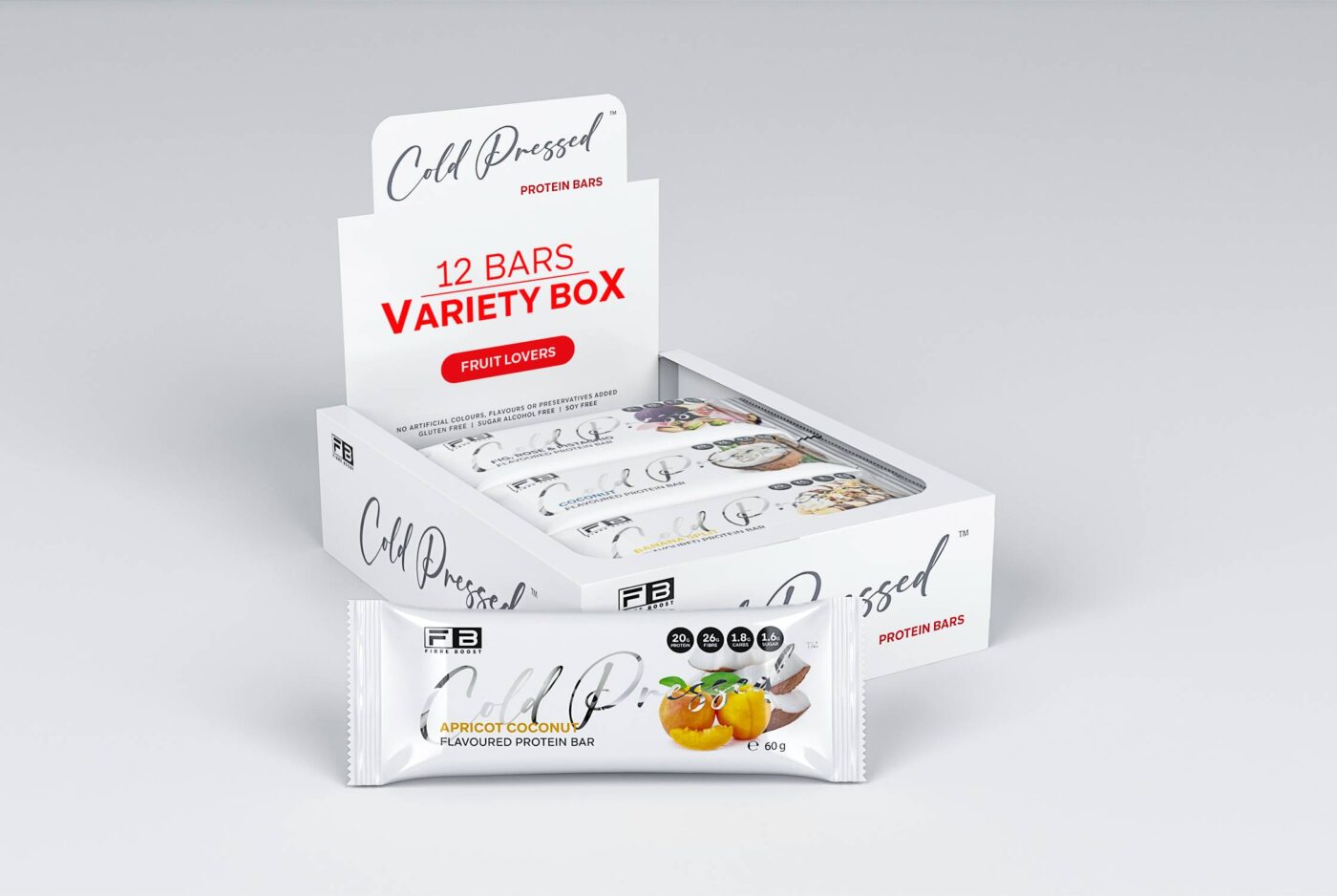 Fruit Lovers Variety Box – 12 Mixed, Fruit Based Cold Pressed Protein ...